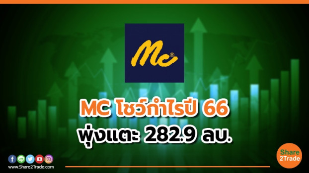 MC โชว์กำไรปี 66 พุ่งแตะ 282.9 ลบ. | Share2Trade